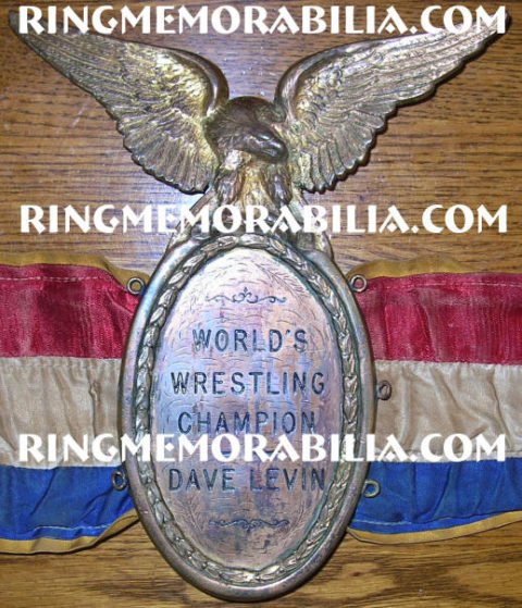 Jack Pfefer/Buddy Rodgers Belt - Ring Memorabilia
