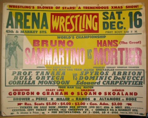 Bruno Sammartino - Ring Memorabilia