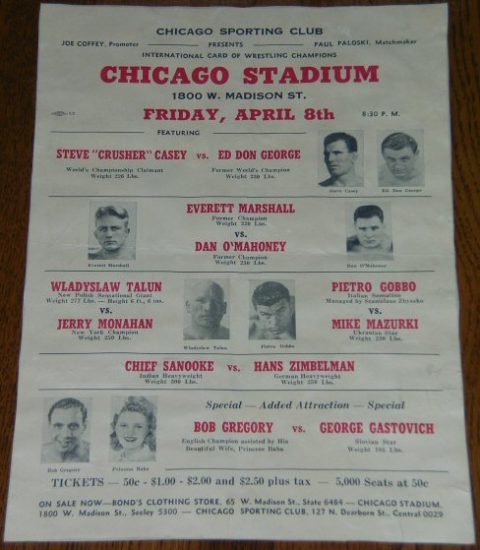 Steve "Crusher" Casey - Ring Memorabilia